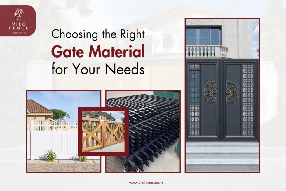 Gate Material Comparison: Wood, Metal, Aluminum, and More